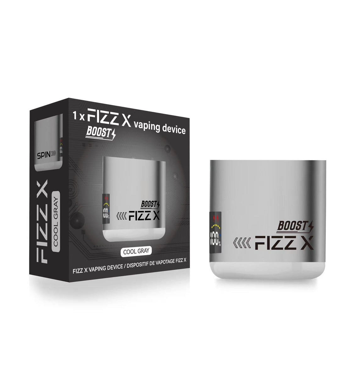 Spin Fizz X Boost Device (850mAh) - Vape X – VapeX